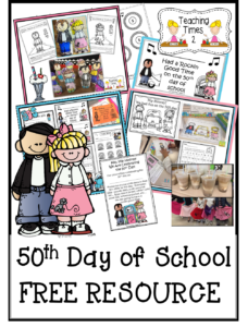 50th Day of School Celebration with Free Resources! - Teaching Times 2