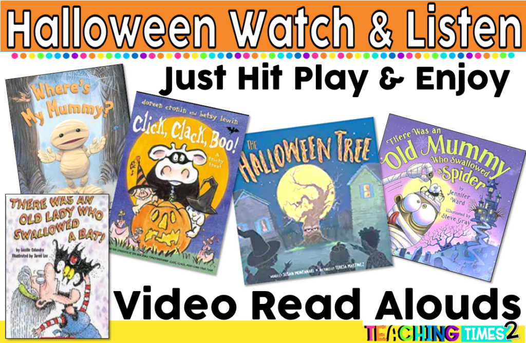 Good Books For Halloween-Watch And Listen Video Read Alouds