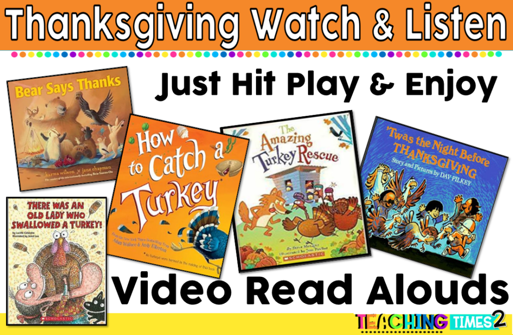 Boost Your Classroom With These 5 Thanksgiving Books Video Read-alouds