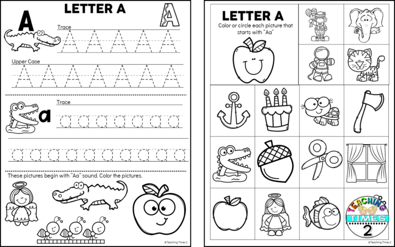 First Week Of First Grade Lesson Plans